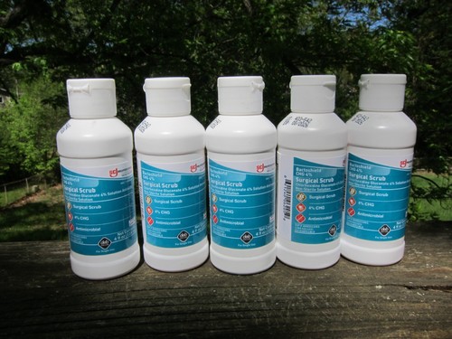 Bactoshield CHG 4% Surgical Scrub case of Forty Eight (48) 4oz bottles ...