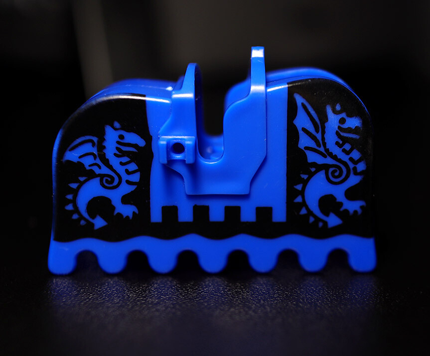 Rare Custom Vintage Black Knight Wyvern Horse Barding 2490px2 6060 ...