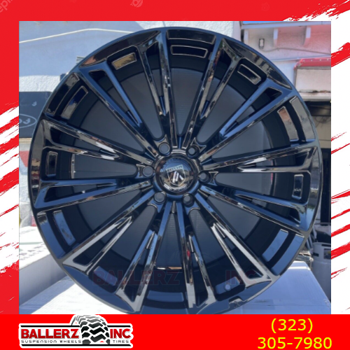 24x10 ASANTI ABL-30 CADILLAC CHEVY TAHOE YUKON DENALI WHEEL TIRE ...