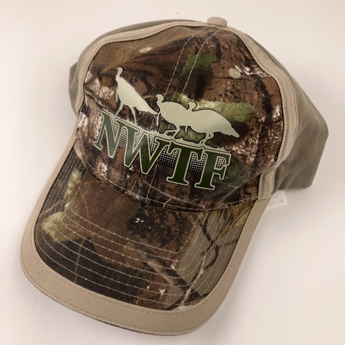 NWTF Turkey Hunting Hat Camouflage and Beige | eBay