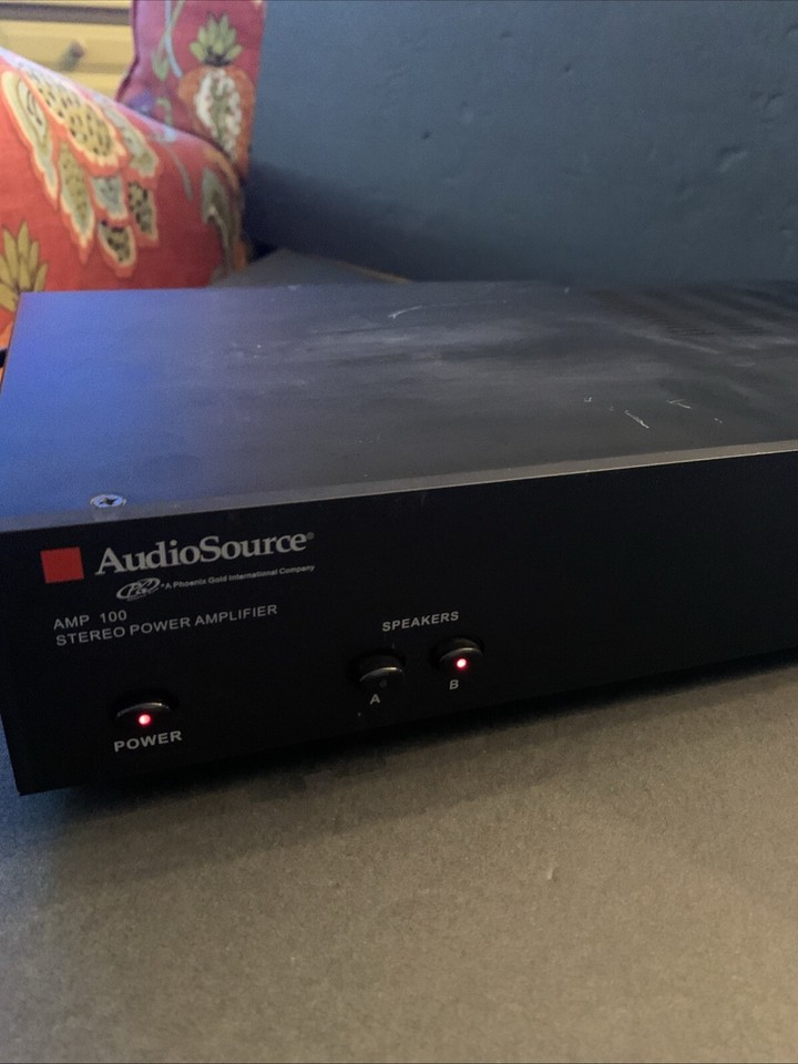AudioSource AMP 100 100-Watt 2-Channel Stereo Power Amplifier - Tested ...