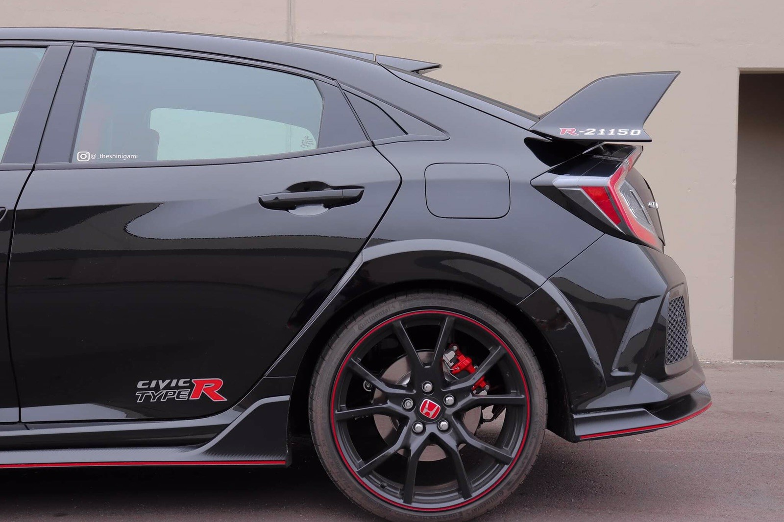 FK8 Type R Spoiler Decal | Graphic