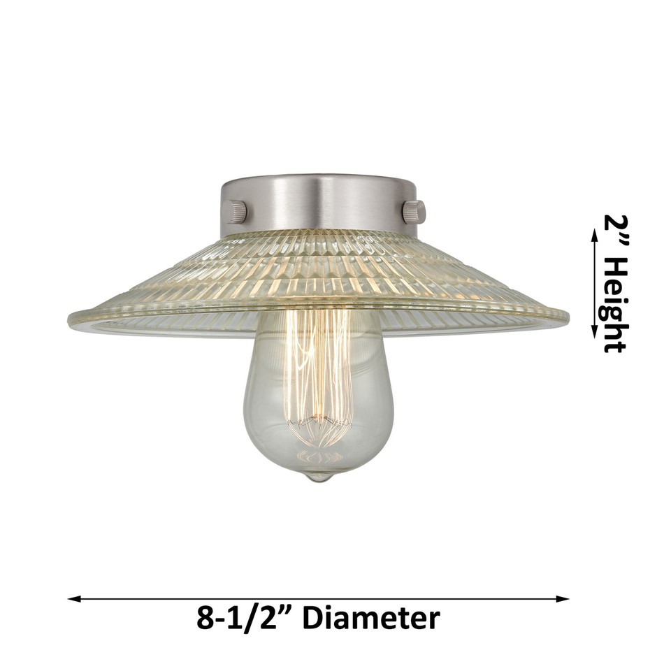 Innovations Lighting 517-1CH Halophane Halophane 1 Light 9"W - Brass ...