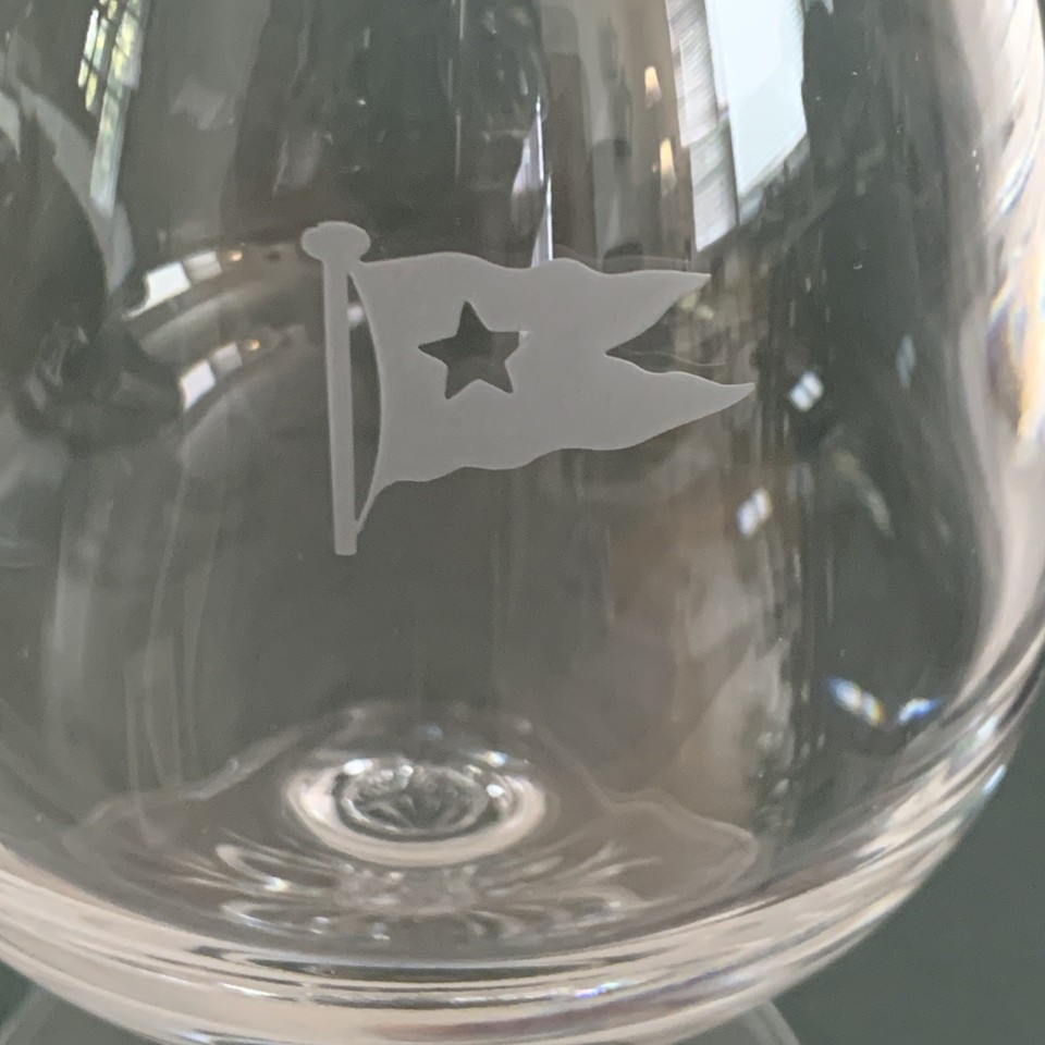 White Star Line RMS Titanic Stuart 32% Crystal 1912 Replica Brandy ...