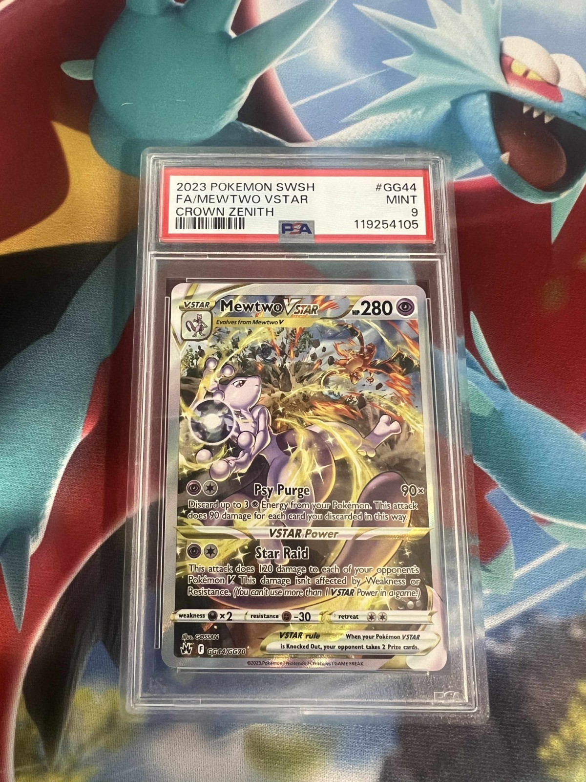 Mewtwo VSTAR GG44 Current Market Value | Crown Zenith