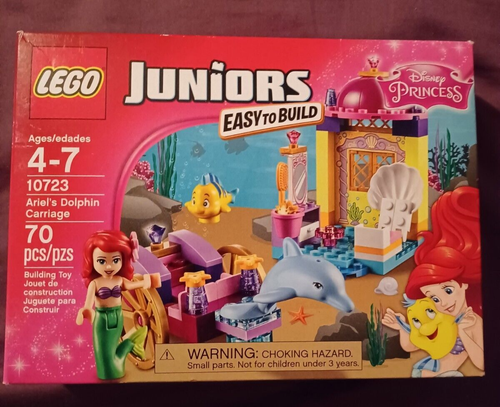 Lego Juniors Disney Princess Ariel's Dolphin Carriage Set, #10723, NIB ...