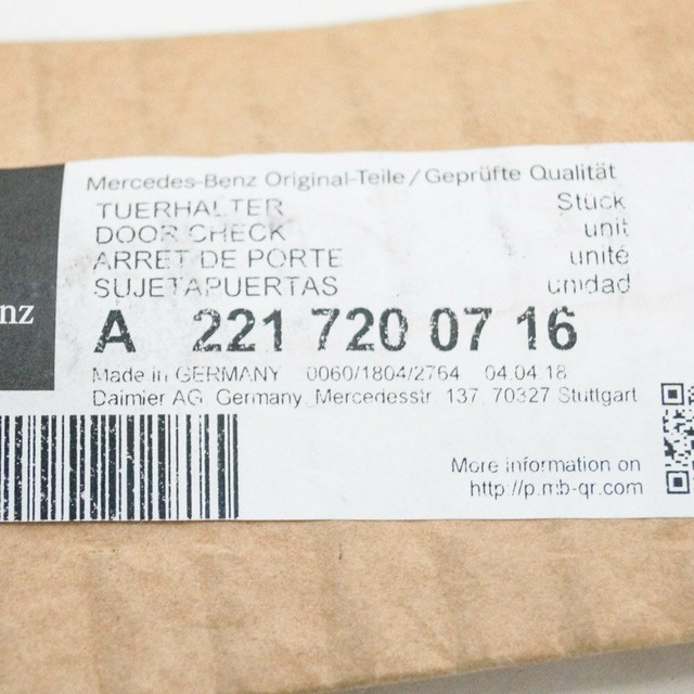 Mercedes-Benz S W221 2008 Front Door Check Strap Stopper A2217200716 ...