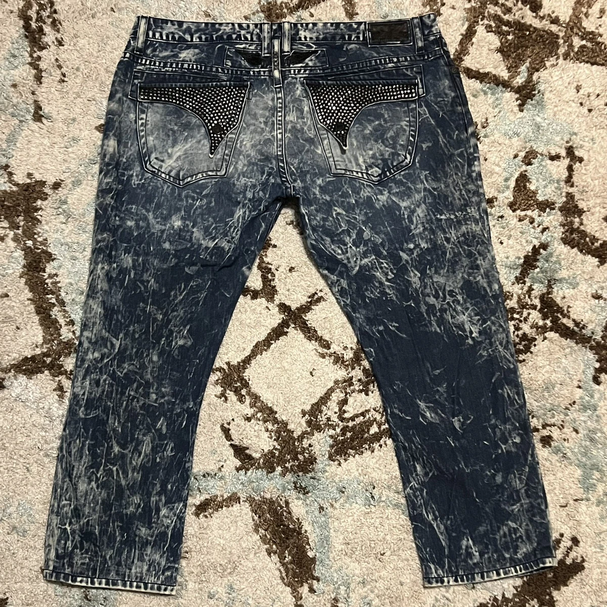 Robin Jeans With Rhinestones For Men