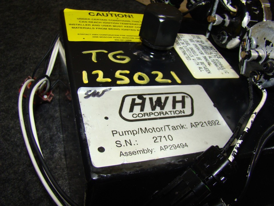 USED RV HYDRAULIC PUMP HWH P/N: AP212692 | eBay