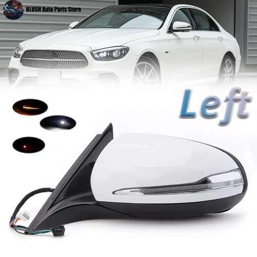Side Door Mirror Left Side White For Mercedes Benz W213 E class E300 ...