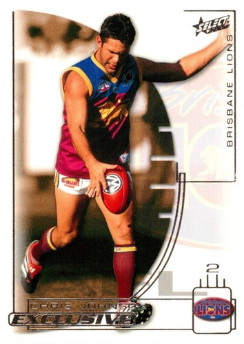New 2002 BRISBANE LIONS AFL Premiers Card CHRIS JOHNSON Exclusive | eBay
