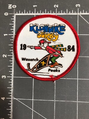 Wasatch Peaks District Klondike Derby 1984 Patch BSA Boy Scouts of ...