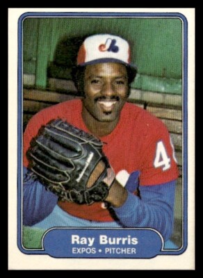 1982 Fleer #184 Ray Burris Montreal Expos Baseball card | eBay