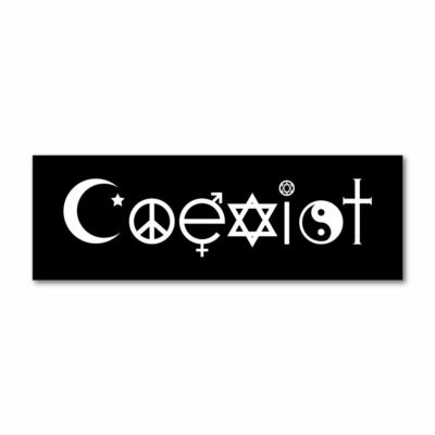 Coexist Sticker Decal Religion God Prayer Love Forgive Home | eBay