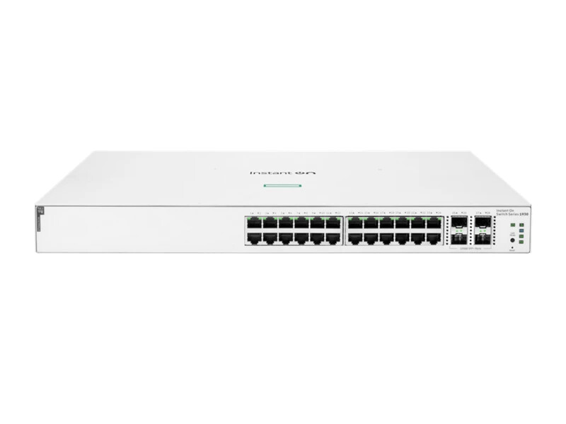 HPE Aruba smart managed switch On 1930 24P Gigabit CL4 4SFP+ PoE+ 370W ...