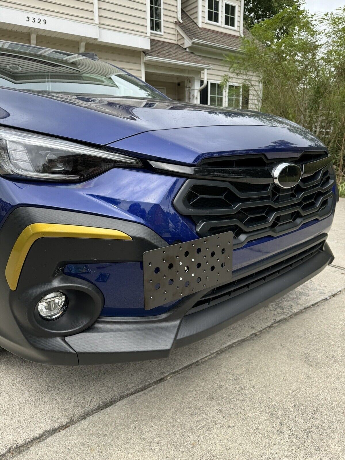 2024-2025 Subaru Crosstrek Front Bumper Tow Hook License Plate Mount ...