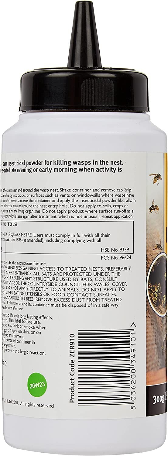 Zero In Wasp Nest Killer Powder Control Indoor Outdoor Home And Garden ...
