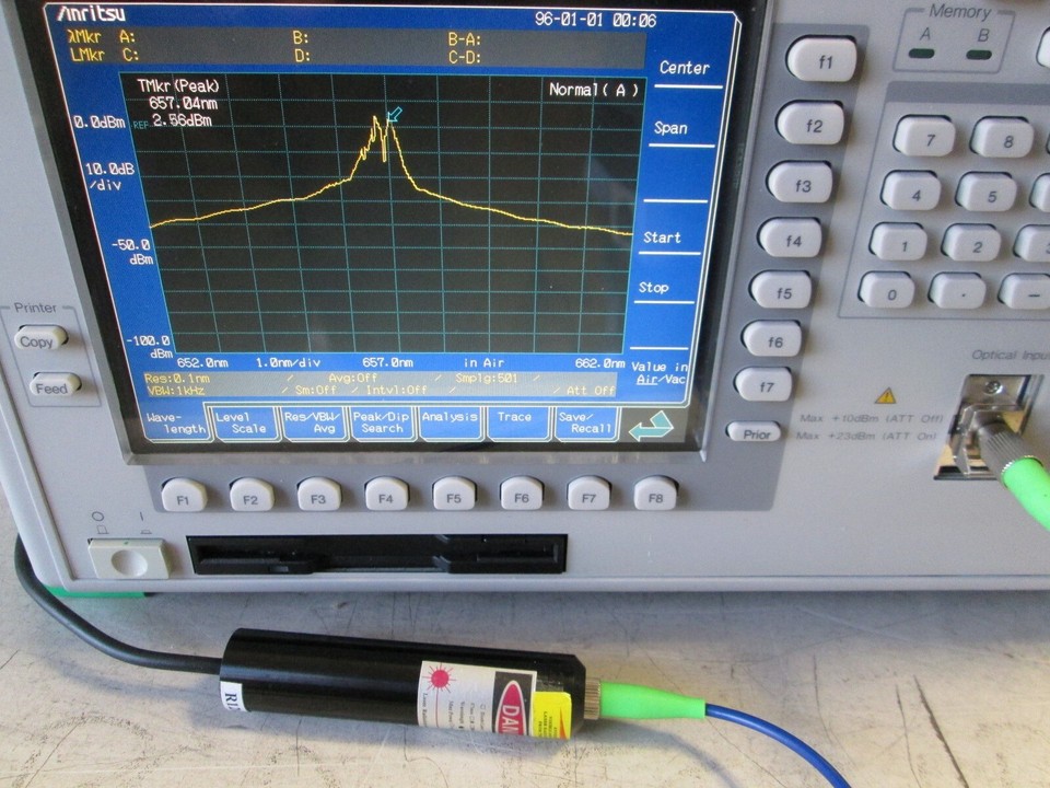 LED Laser with FC fiber connector 3dBm to 6.5dBm output 660nm | eBay