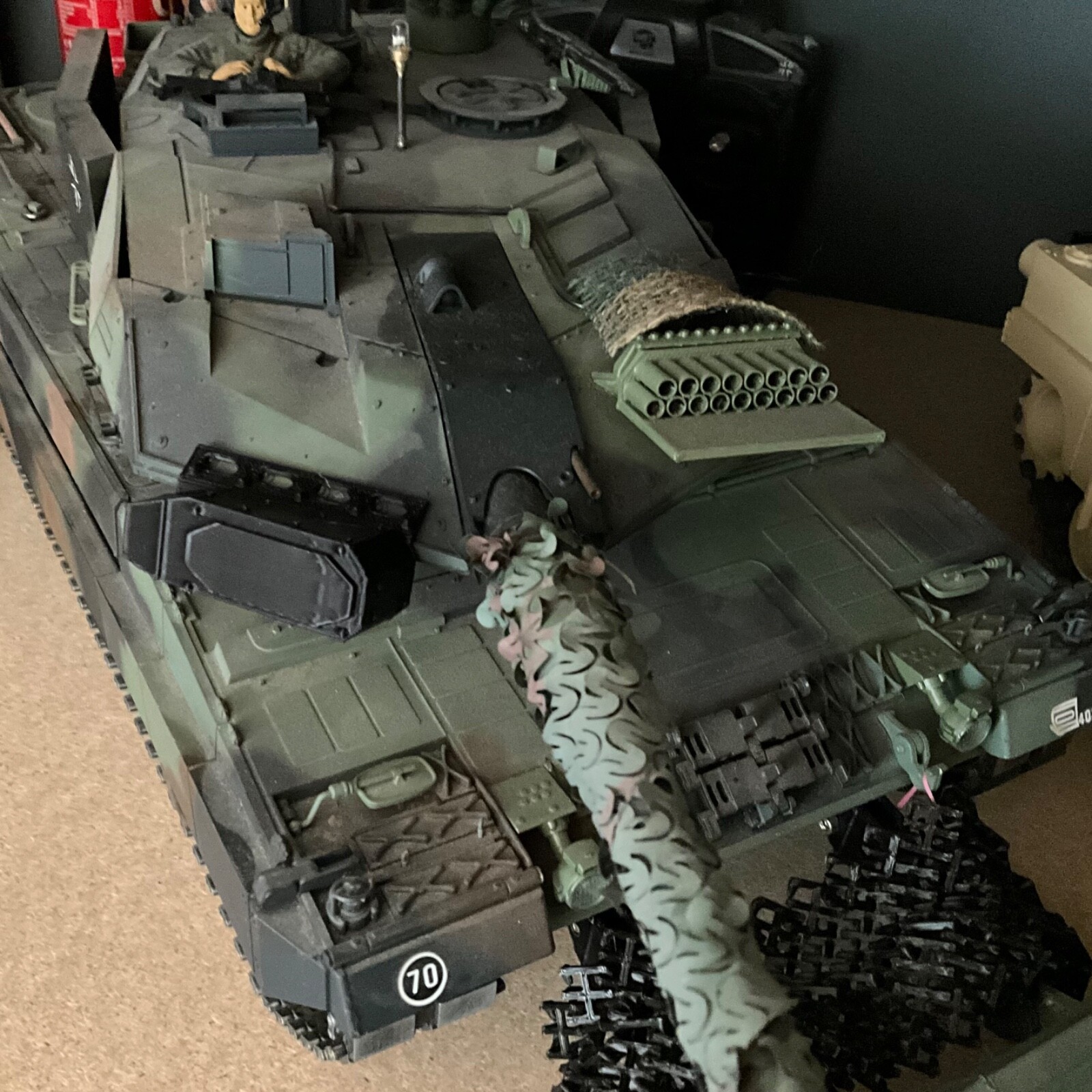 Trophy System für Leopard 2A6 1:16 Heng Long / Tamiya | eBay.de