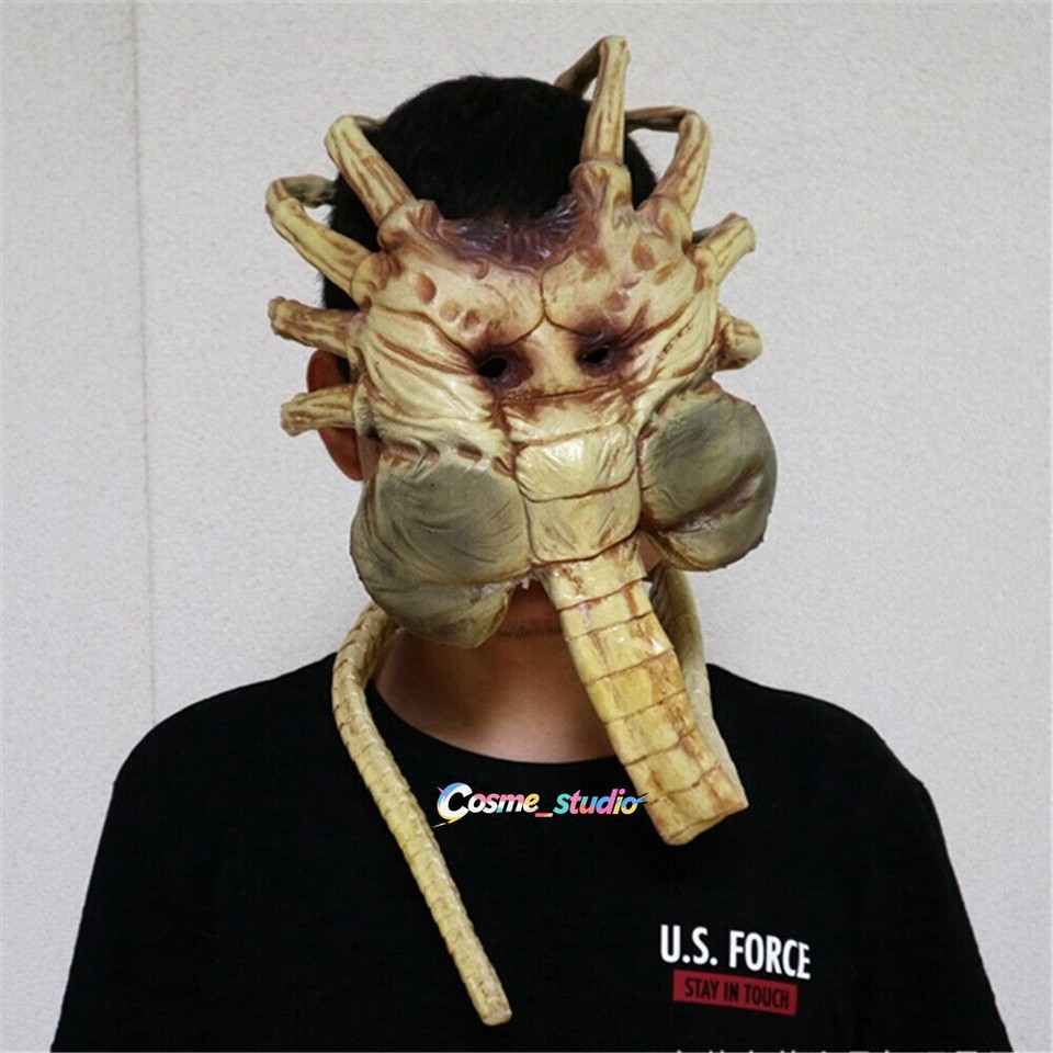 Alien Romulus Facehugger Face Latex Mask Xenomorph Hugger Costume ...
