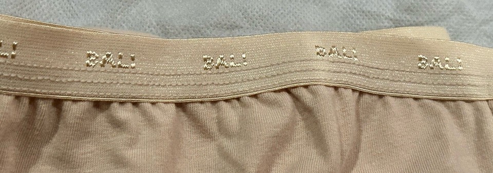 Bali Full-Cut-Fit Cotton Panties Briefs Women's Size 8/XL 3 Pack Nude ...
