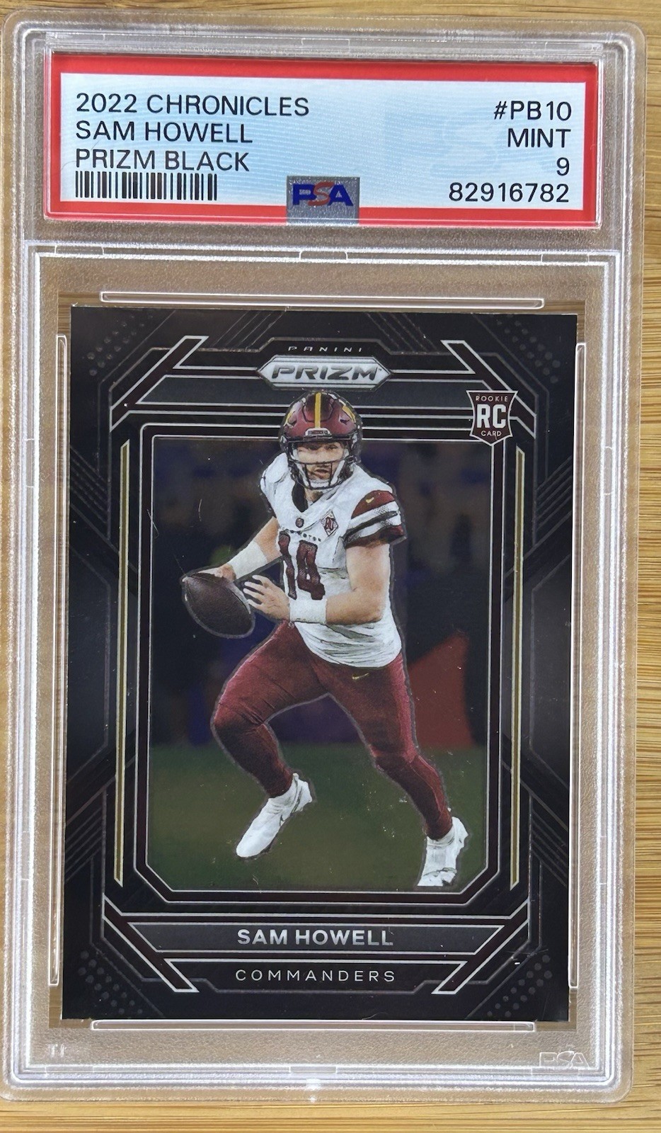 2022 Panini Chronicles - Prizm Black Sam Howell #PB-10 (RC) for sale ...