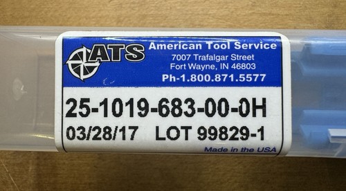 Lot of 24 ATS 3/4” 4 FL Carbide End Mills TiN Coated 0.027” Radius New ...