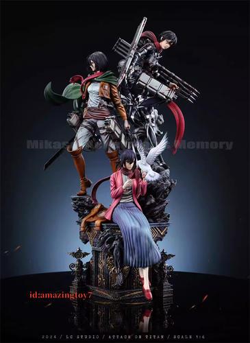 LC Studios 1/6 Attack on Titan Mikasa·Ackerman Statue Model PU Pre ...