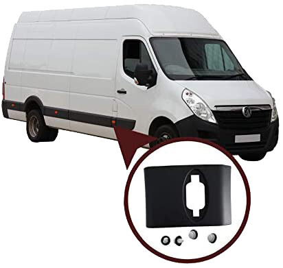 Pour Nv400 Opel Movano B Renault Master Cache Porte Coulissante Droit ...