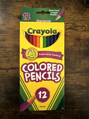 Crayola 68-4012 Colored Pencils, 12-Count, Assorted Colors | eBay