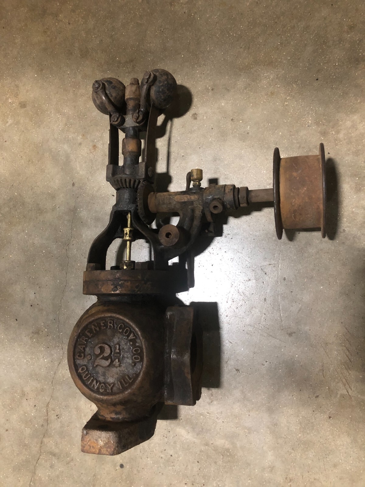 Vintage Hit Miss Governor Gardner Flyball 2 1/4 Steam Engine Magneto ...