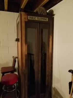 Very Rare Collectible Antique Bell System Copper Walled Phone Booth | eBay