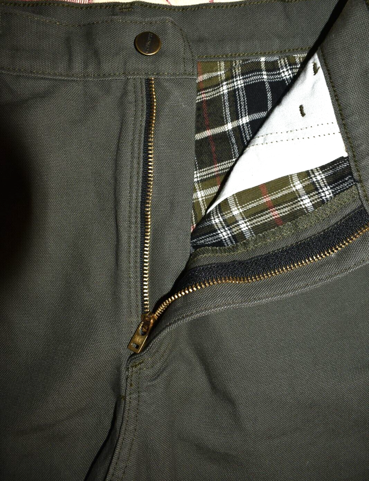 Carhart Flannel Lined Utility Cargo Work Pants New with Tags 31 W 34 ...