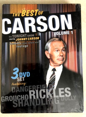 The Best of Johnny Carson, Volume 1 (DVD, 3-Disc Set) NEW DVD NEW ...