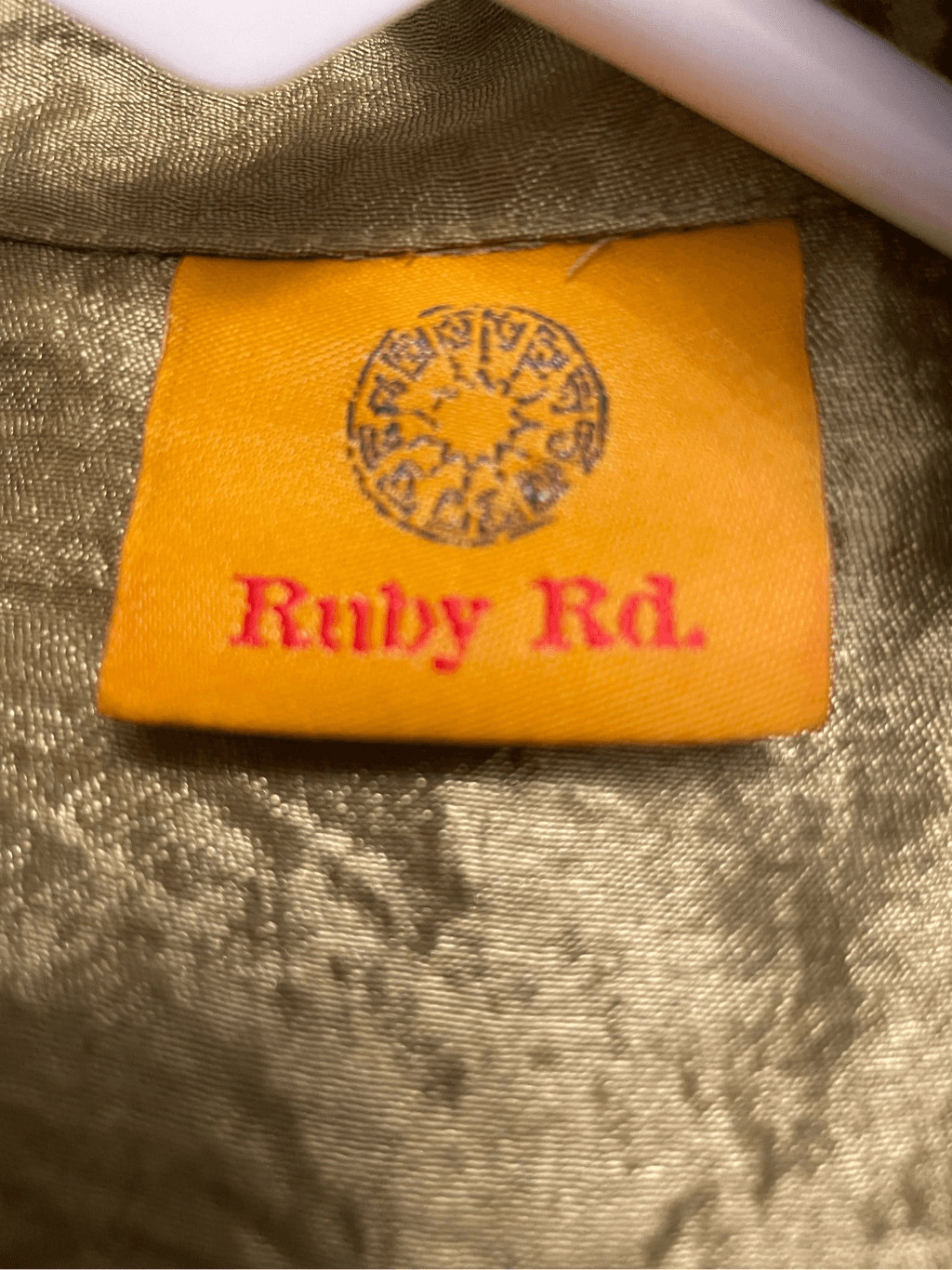 Ruby Road Chartreuse Metallic jacket rayon - Gem