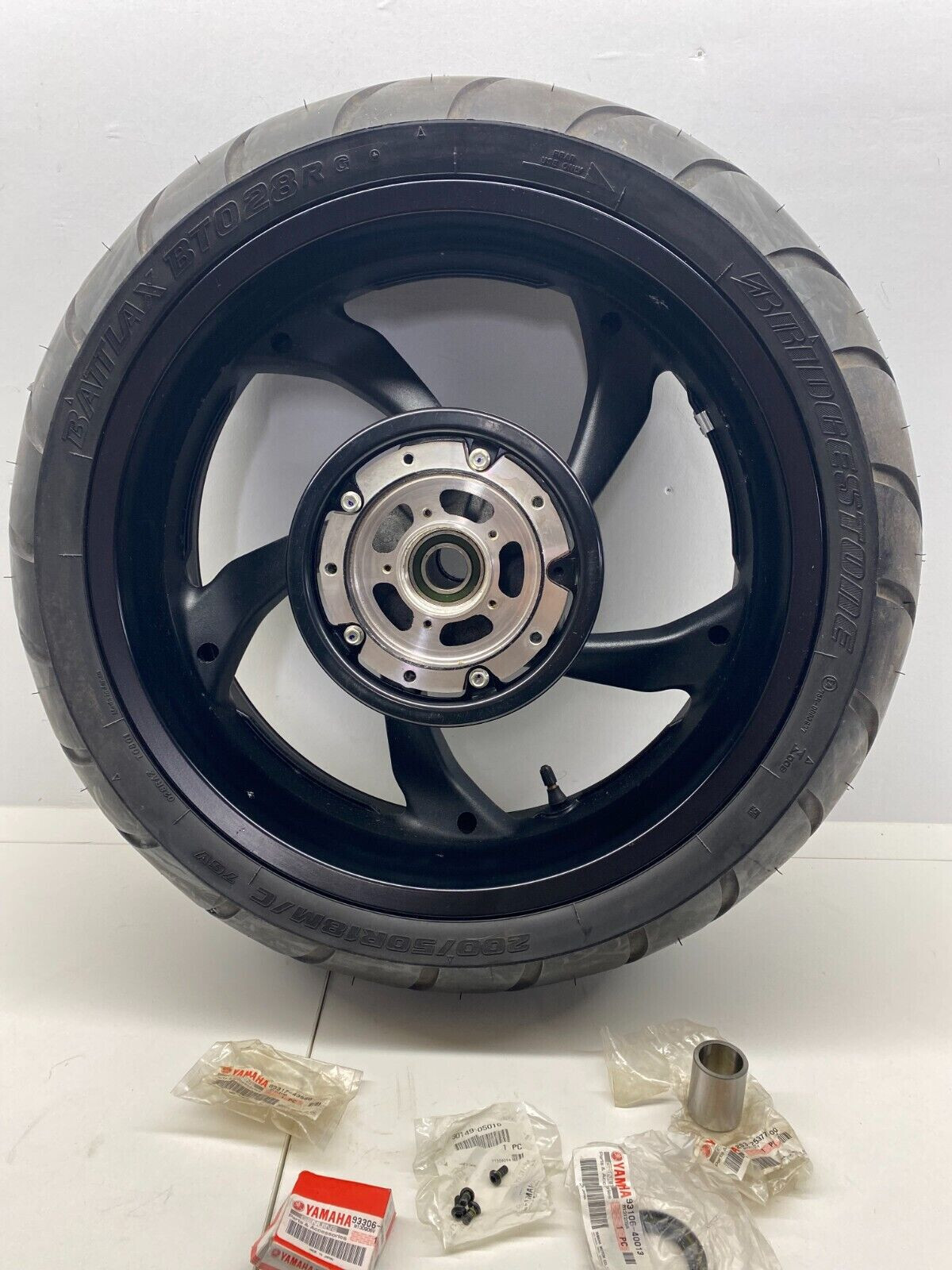 Yamaha VMX1700 V-Max rear wheel and tyre 2S3-25338-00-98 | eBay