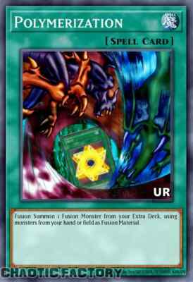 YUGIOH RA03-EN051 Polymerization (alternate artwork) Ultra Rare 1st ...