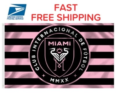 Inter Miami Soccer Flag 3X5ft, Club Internacional De Fútbol MMX. Inter ...