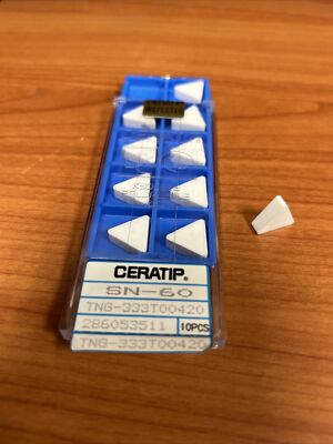 Kyocera Ceratip Ceramic Inserts. TNG-333t00420. New. 10pcs/ Box | eBay