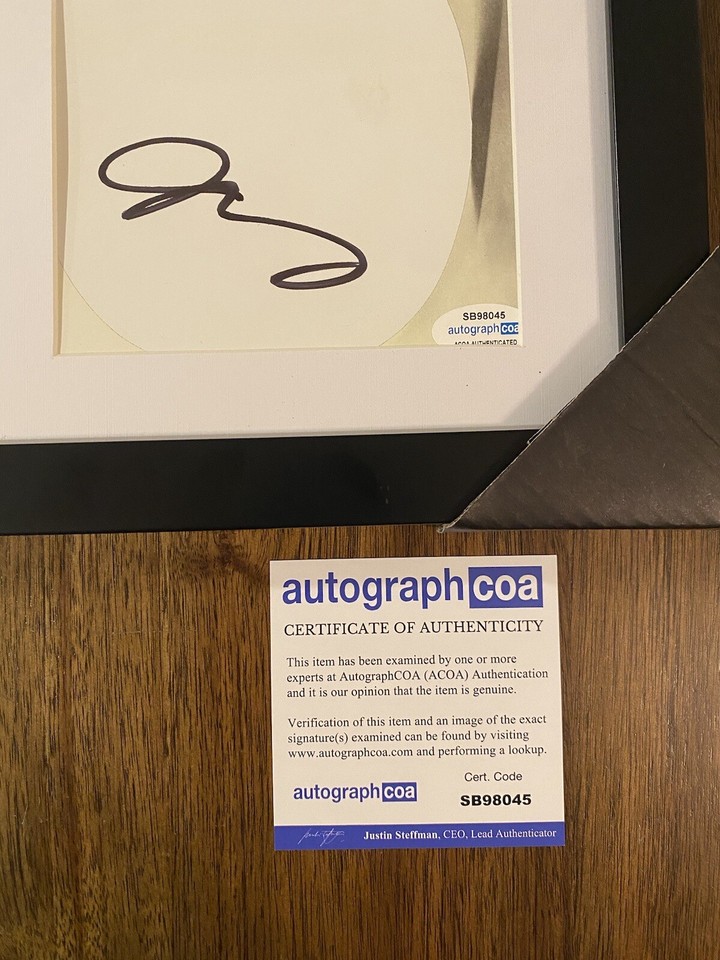 Jeff Tweedy ‘Ode To Joy’ Wilco Signed Autograph Framed CD ACOA | eBay