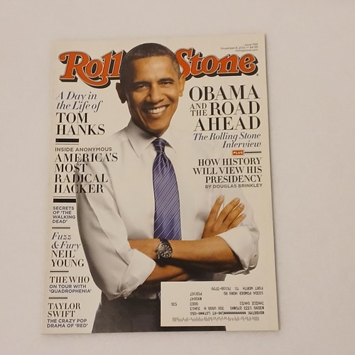 Rolling Stone Magazine November 8, 2012 Barack Obama and the Road Ahead ...