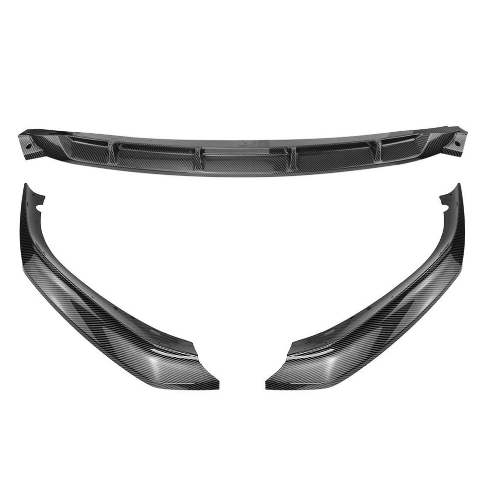 Carbon Look Front Bumper Lip For BMW 17-19 5 Series G30 G31 G38 M550i M ...