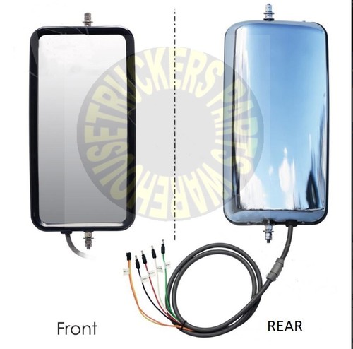 R59-6053-202 PETERBILT HEATED WEST COAST MOTO MIRROR (L/H) W/ OAT ...