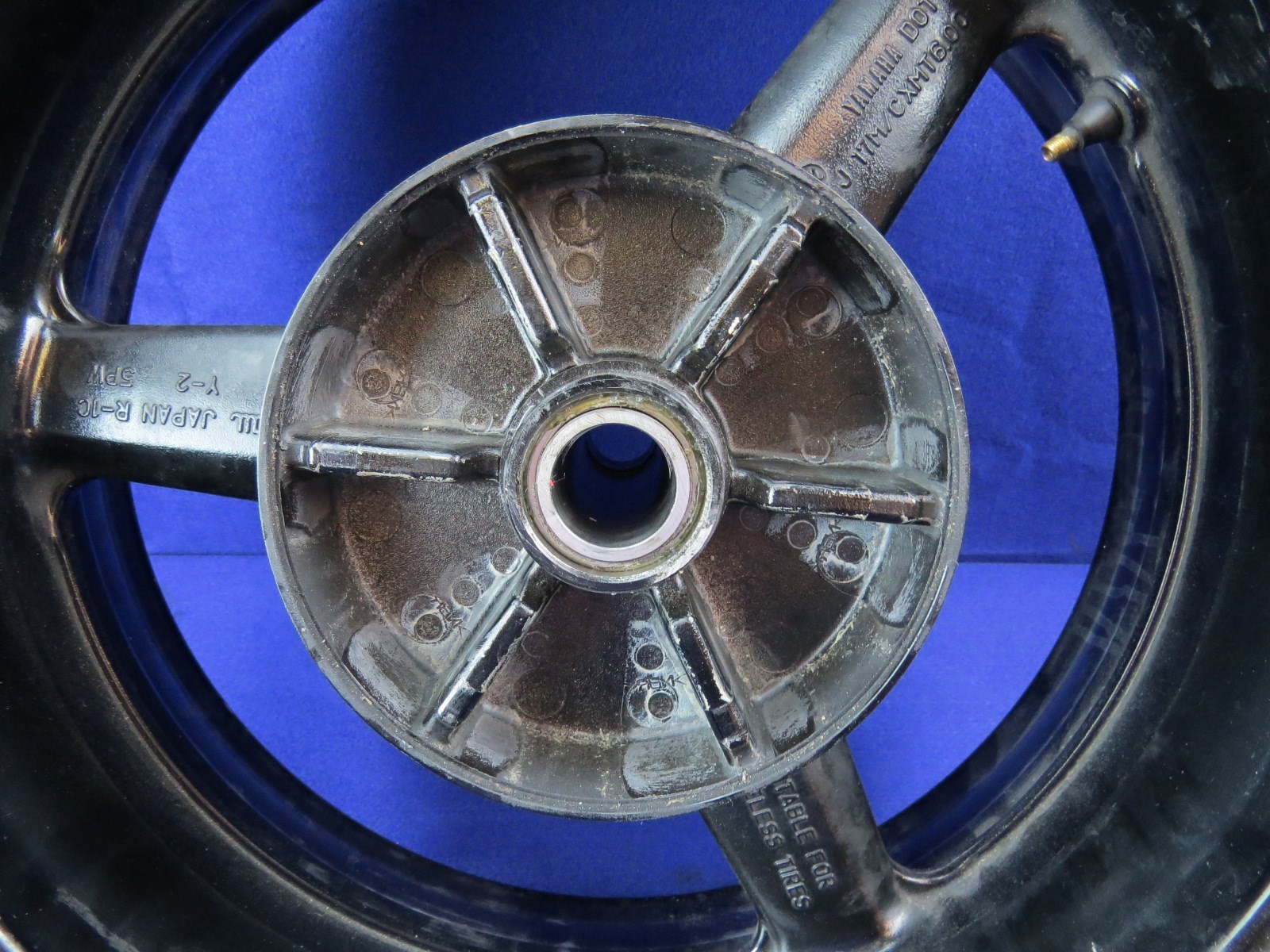 02 Yamaha R1 Rear Wheel BENT #242 YZF R1 R-1 Rim Hub Hoop | eBay