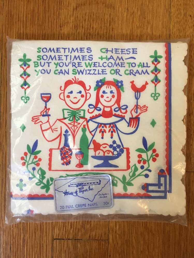 Vintage Bavarian Style Crepe Napkins Set of 20 by House of Paper ...