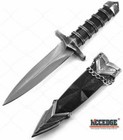 11.5" DARK ASSASSIN STAINLESS STEEL MEDIEVAL SHORT SWORD FIXED BLADE ...