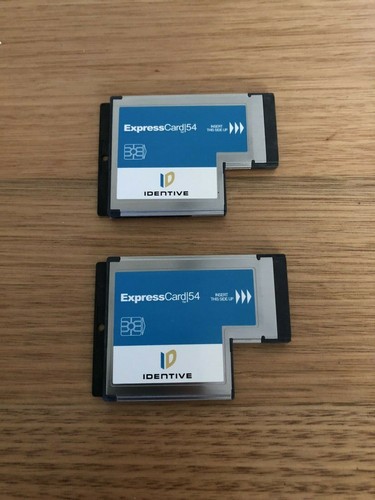 2 X Identive SCR3340 - Smart card reader for ExpressCard54 interface P ...