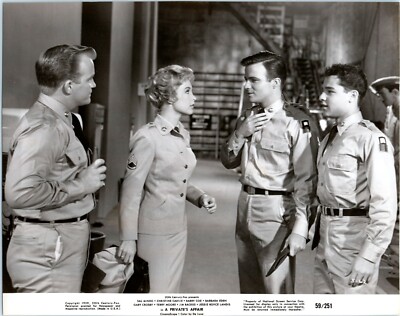 BARRY COE 1959 A Private's Affair 20th Century-Fox Orig. Movie Still ...