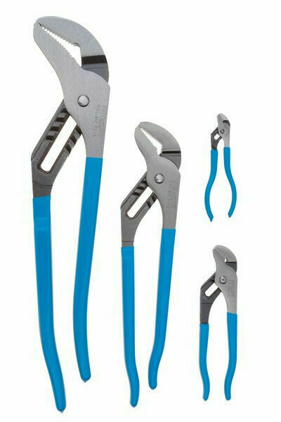 Channellock PC-1 Pit Crew's Tongue and Groove Plier - Blue, Set of 4 ...
