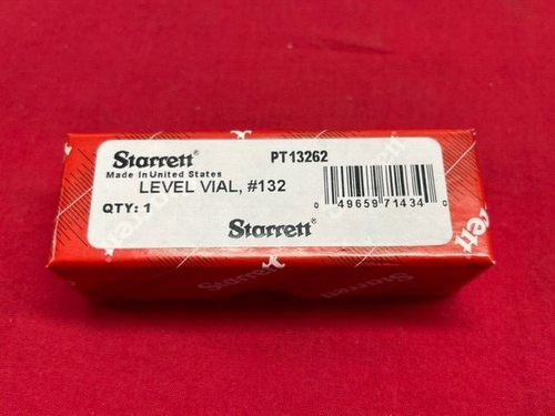 Starrett PT13262 Plumb Vial for 132-6, 9 & 12" Bench Levels, 11 & 12 ...